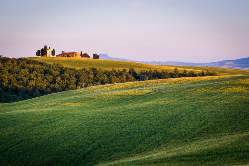 Tuscany, spring landscape stock image. Image of nature - 90375205