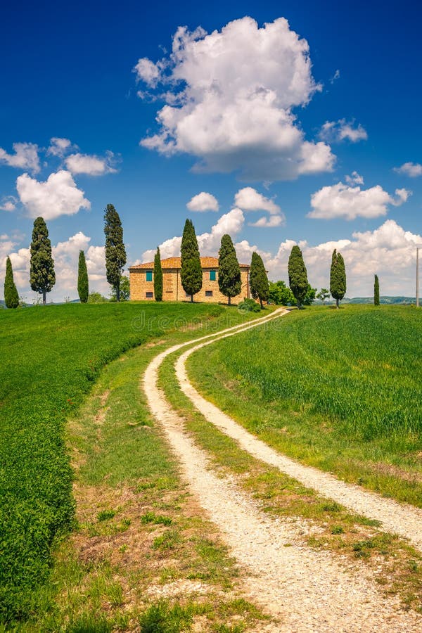 Tuscany at spring stock photo. Image of italia, dreamland - 92628730
