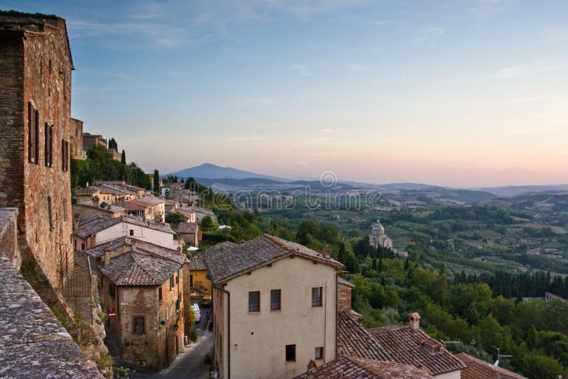 Tuscany View stock photo. Image of rock, hill, tourism - 7517698