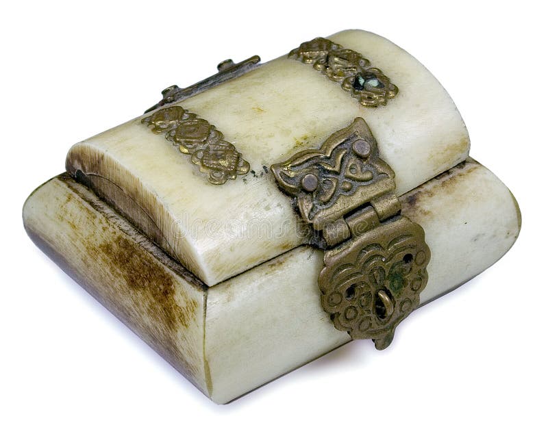 Tusk Box stock image. Image of chest, retro, ivory, case - 4364999