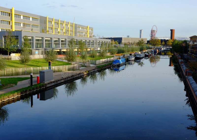 Tutaj Wschodni Budynek, Hackney Wick, Stratford Zdjęcie Stock - Obraz ...