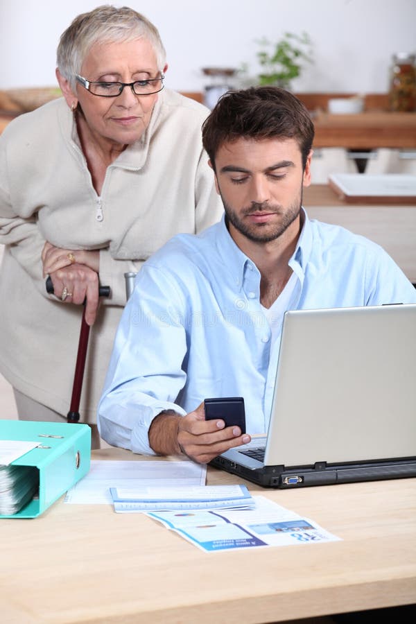 Tutor checking work stock image. Image of 3540, private - 25861001