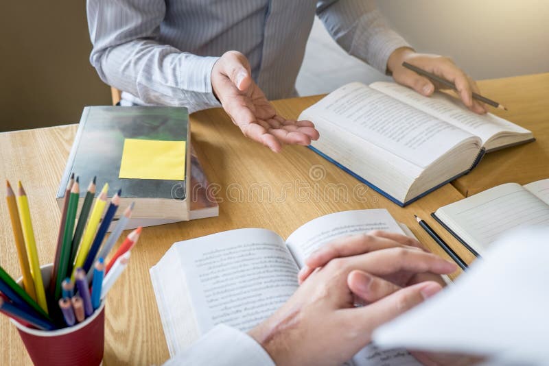 Tutor, Learning, Education, Group of Young People Learning Studying ...