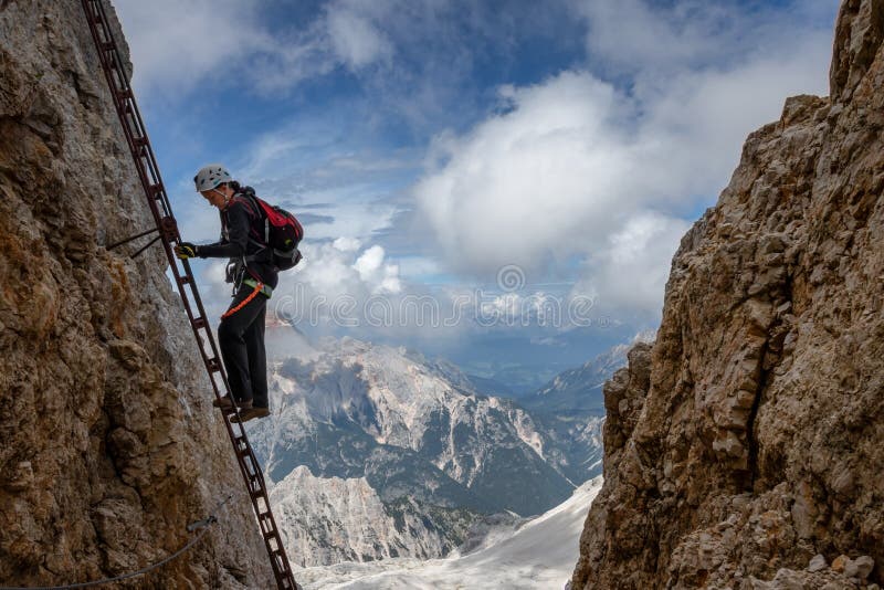 The Tutor Stands on a Rake with a Beautiful View in the Background of ...