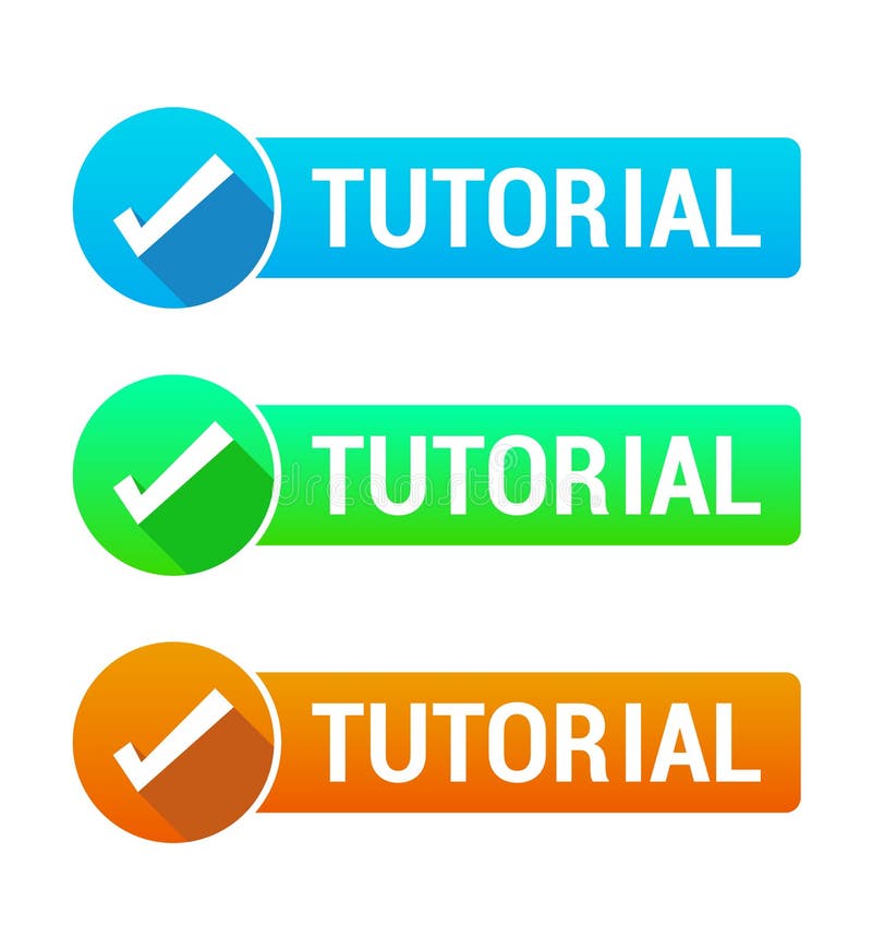 Tutorial Banner Vector stock vector. Illustration of training - 198330021