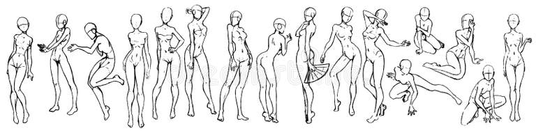 Tutorial of Drawing Female Body. Drawing the Human Body, Step by Step ...