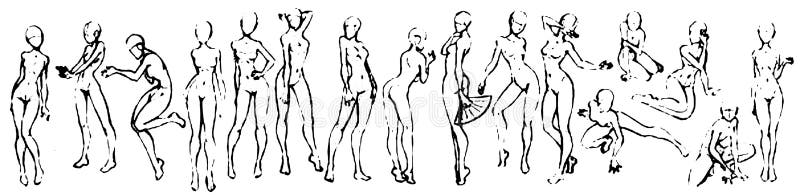 Tutorial of Drawing Female Body. Drawing the Human Body, Step by Step ...