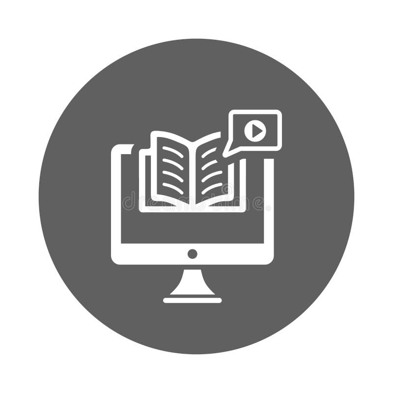 Tutorial, Elearning, Multimedia, Ebook, Video Icon. Gray Vector Sketch ...