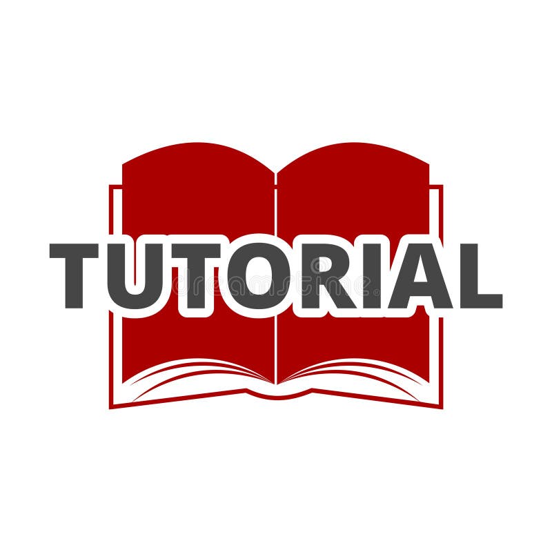 Tutorial Icon, Book Icon - Illustration Stock Vector - Illustration of ...