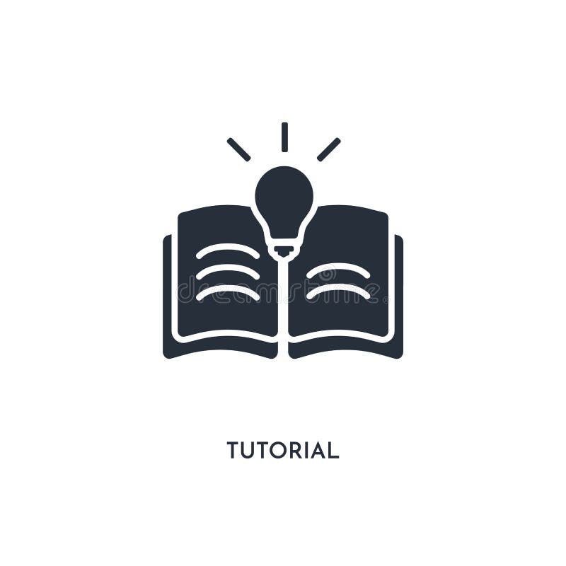 Tutorial Icon In Trendy Design Style. Tutorial Icon Isolated On White ...