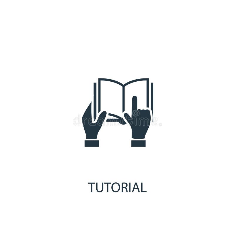 Tutorial Icon. Simple Element Stock Vector - Illustration of symbol ...