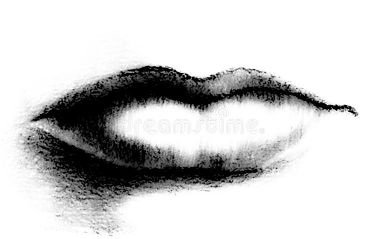 Tutorial Lesson Drawing Human Mouth and Lips. Drawing Smiles and Lips ...