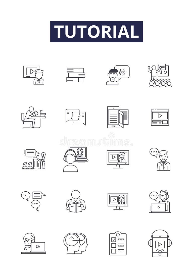 Tutorial Guides Stock Illustrations – 107 Tutorial Guides Stock ...