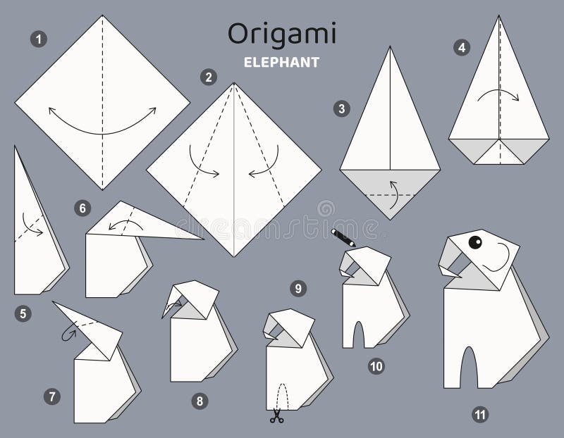 Origami Elephant Tutorial Easy How To Make An Origami Elephant