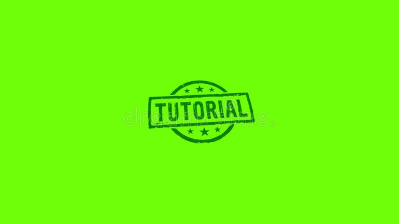 Tutorial Stamp and Stamping Isolated Animation Stock Footage - Video of ...