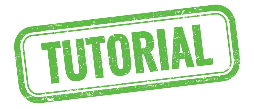 TUTORIAL Text on Green Grungy Vintage Stamp Stock Illustration ...