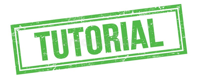 TUTORIAL Text on Green Grungy Vintage Stamp Stock Illustration ...