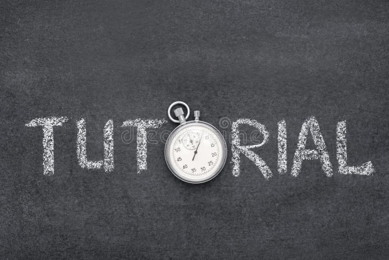 Tutorial word watch stock photo. Image of sign, tips - 101042880