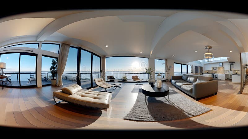 Tutoriales Sobre Propiedades Virtuales De 360 Grados Stock de ilustración - Ilustración de café ...