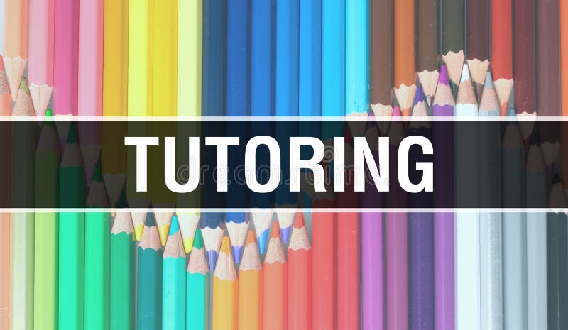 Tutoring Concept Illustration on Back To School Banner with Education ...