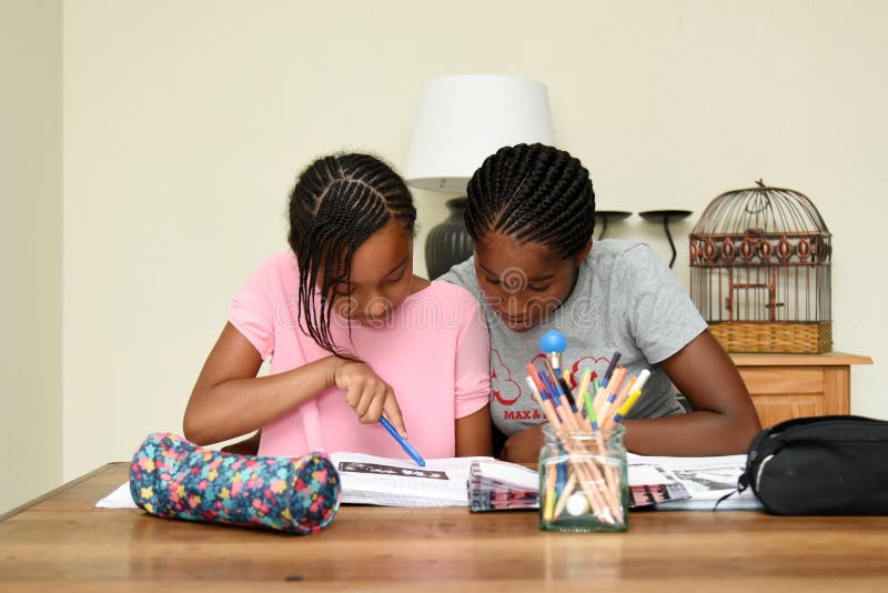 Tutoring at home stock photo. Image of learn, education - 95815072
