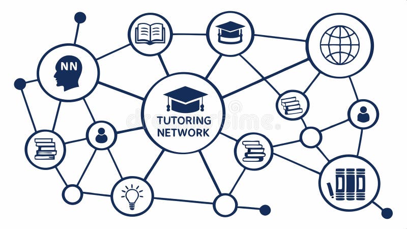 Tutoring Network Diagram, Education Support and Learning Assistance ...