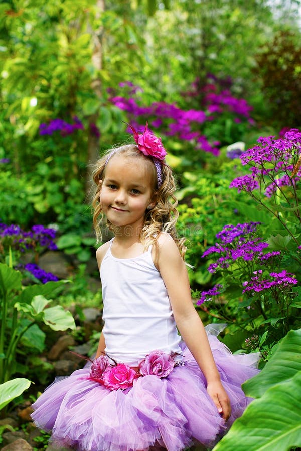 Girl Wearing a Ballet Tutu. Stock Photo - Image of girl, cuteness: 34661048