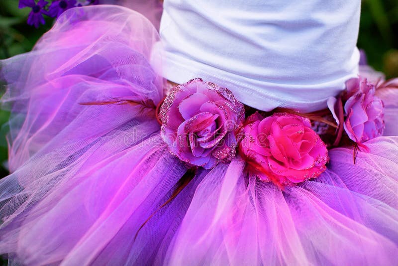 Tutu girl. stock photo. Image of floral, friend, childhood - 34660886