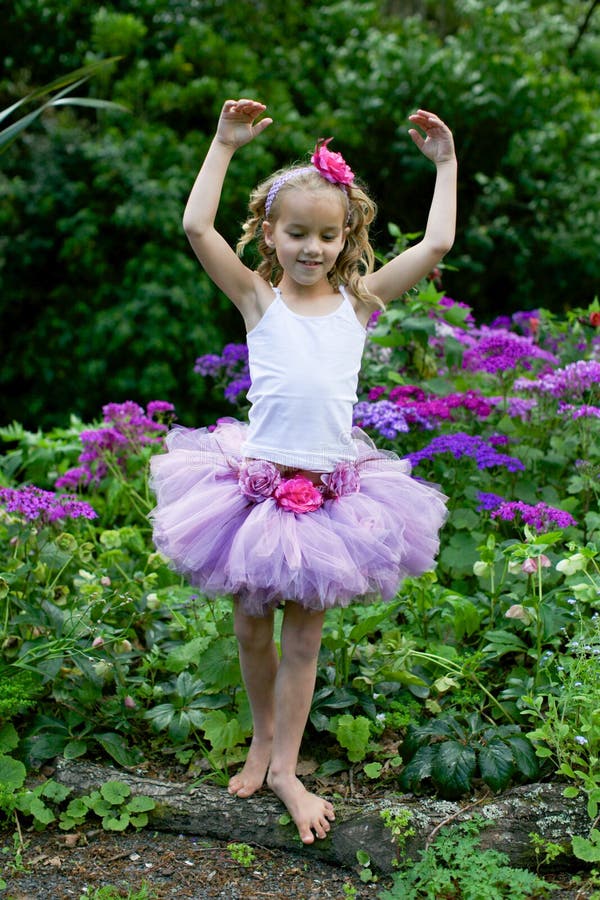 Girl Wearing a Ballet Tutu. Stock Photo - Image of girl, cuteness: 34661048