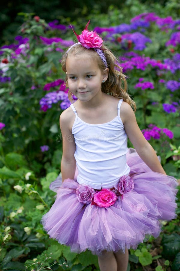 Girl Wearing a Ballet Tutu. Stock Photo - Image of girl, cuteness: 34661048