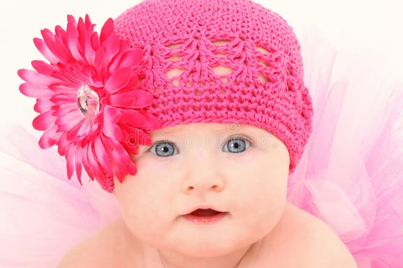 Tutu Hat Baby stock image. Image of pink, toddler, bright - 16154287