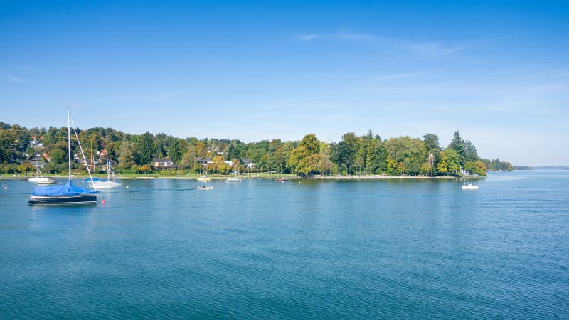 Tutzing autumn 2014 stock photo. Image of culture, landscape - 45056878