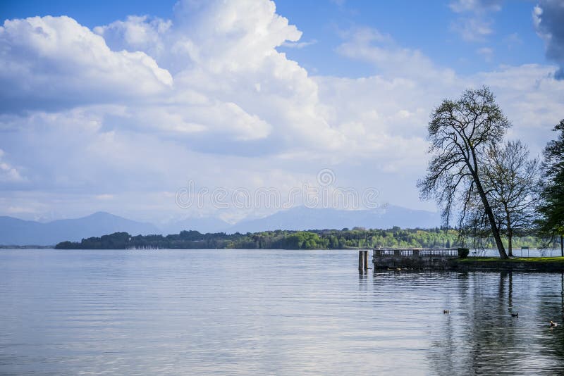 Tutzing stock image. Image of black, landscape, dusk - 31391809