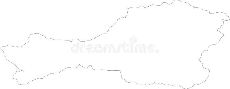 Tuva Russia outline map stock illustration. Illustration of tuva ...