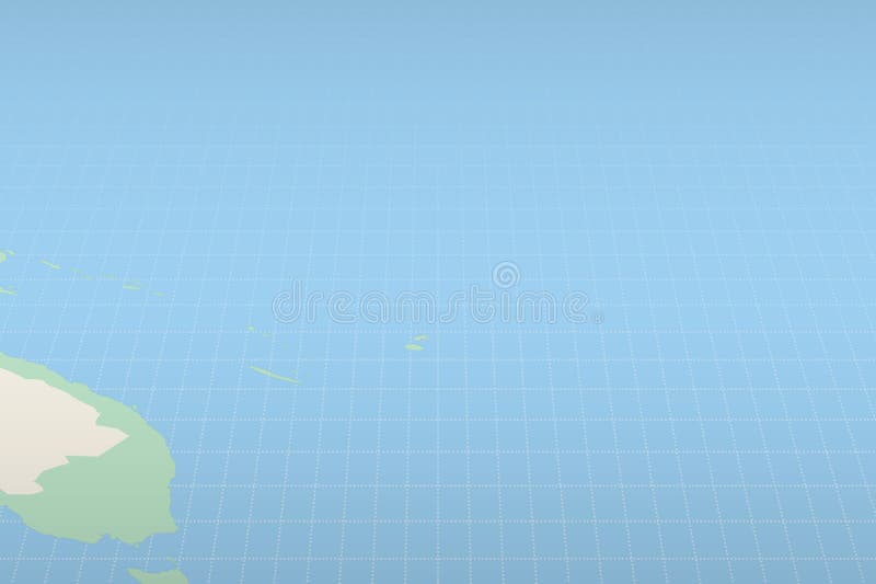 Tuvalu Highlighted on a Detailed Map, Geographic Location of Tuvalu ...