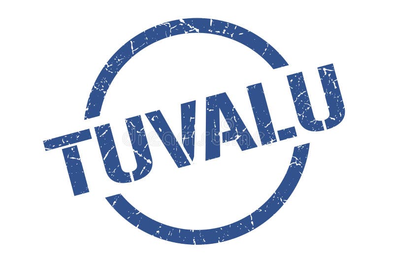 Tuvalu Stamp. Tuvalu Grunge Round Isolated Sign Stock Vector ...