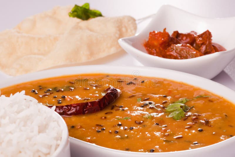 Tuvar Dal with Rice. stock image. Image of gujarati, culinary - 38471479