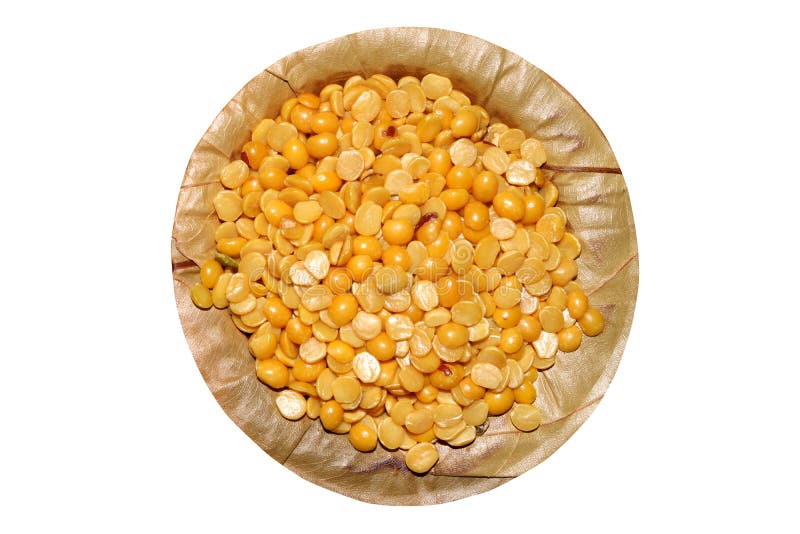 Tuvar Dal on a Sal Tree Leaf Plate Stock Image - Image of eating ...