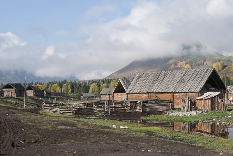 Tuwa people cabin stock image. Image of blue, room, feeding - 28373935