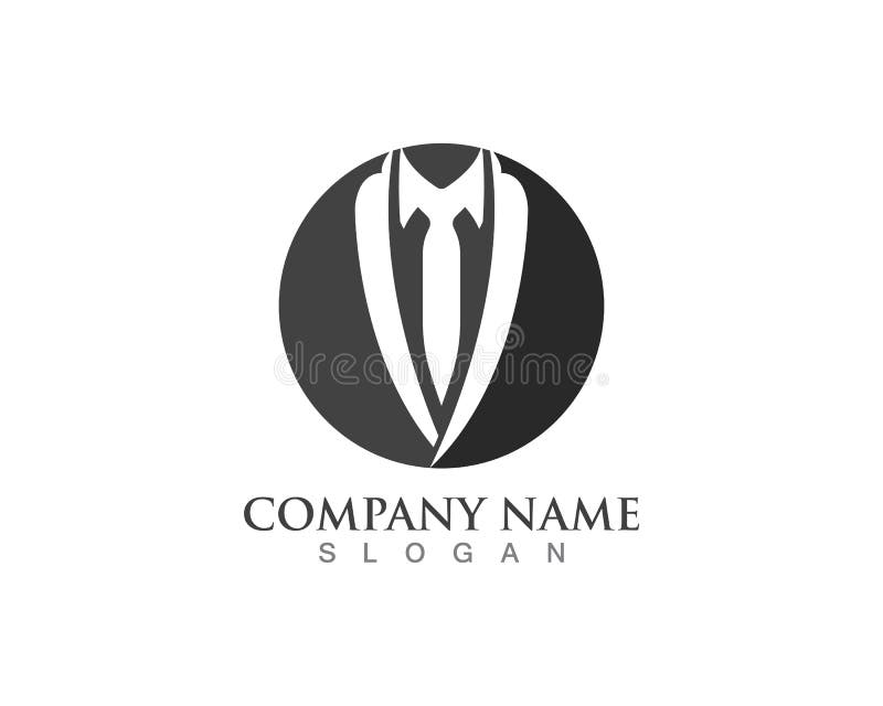 Tuxedo Logo design icon stock vector. Illustration of elegant - 121373668