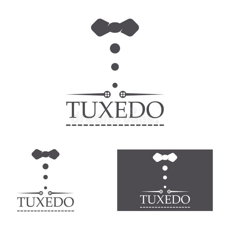 Tuxedo Logo Icon Vector Design Template Illustration Stock Vector ...