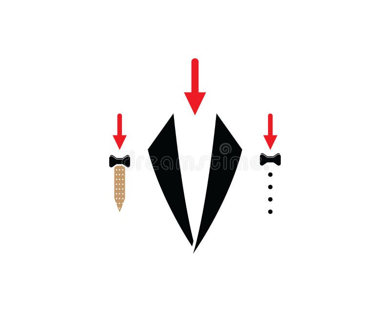 Tuxedo logo template stock vector. Illustration of ceremony - 115059000