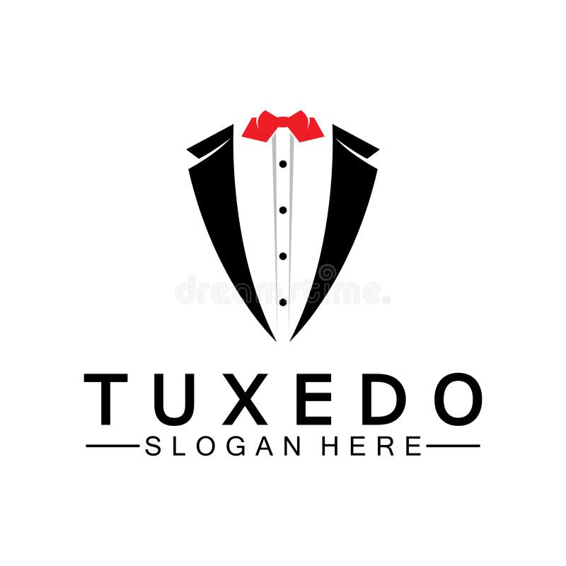 Tuxedo Logo Template Vector Icon Illustration Design Stock Vector ...