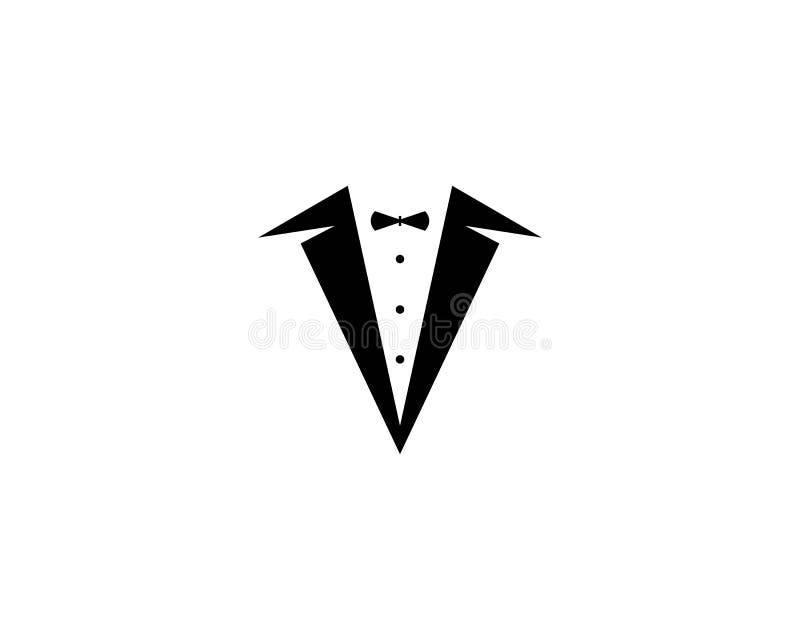 Tuxedo Logo Template Vector Icon Illustration Design Vector Stock ...
