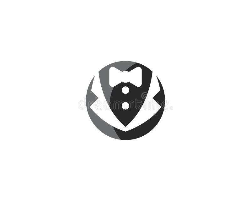Tuxedo logo vector stock vector. Illustration of black - 140097060