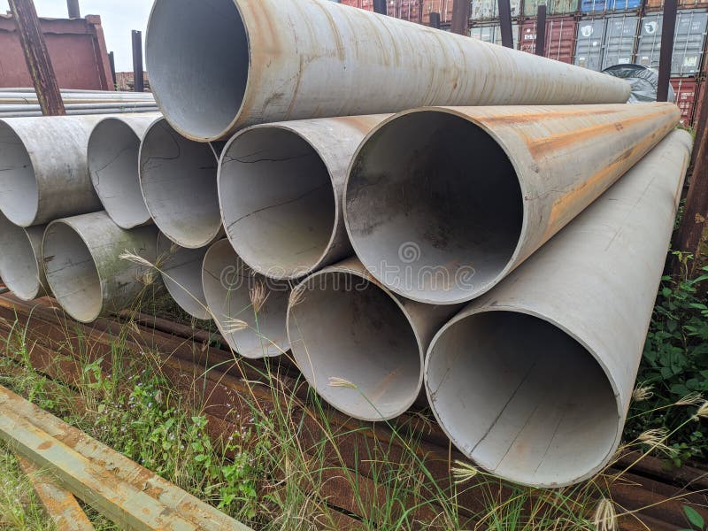 Tuyau Acier Sus Construction Pipestein Image stock - Image du acier ...