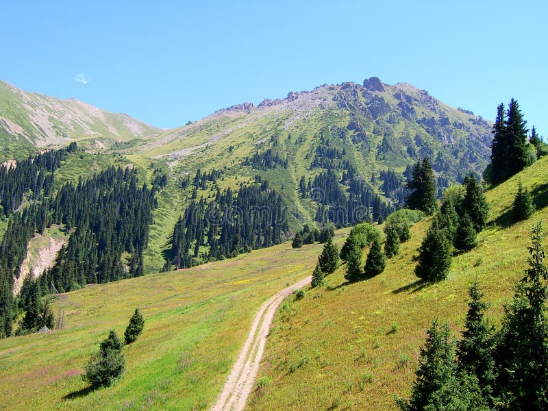 Tuyuk-su mountains_02 stock image. Image of sport, peak - 2274539