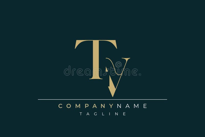 TV Abstract logo design stock vector. Illustration of icon - 361639794