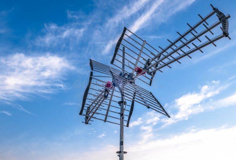 Directional antenna stock image. Image of outdoor, satellite - 136948897