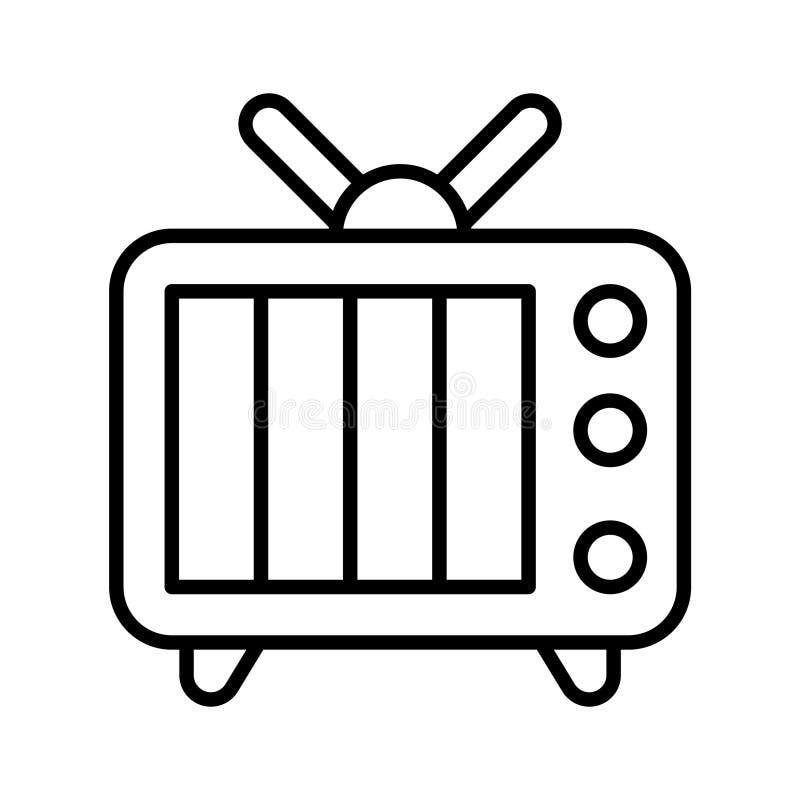 A Tv App Icon Denoting Television or Streaming Services App, Presented ...